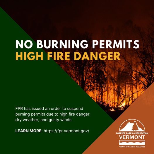 State issues no-burn order - Vermont Daily Chronicle