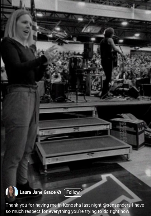 Trans singer defends ‘does your God have a…..’ song at Sanders ...