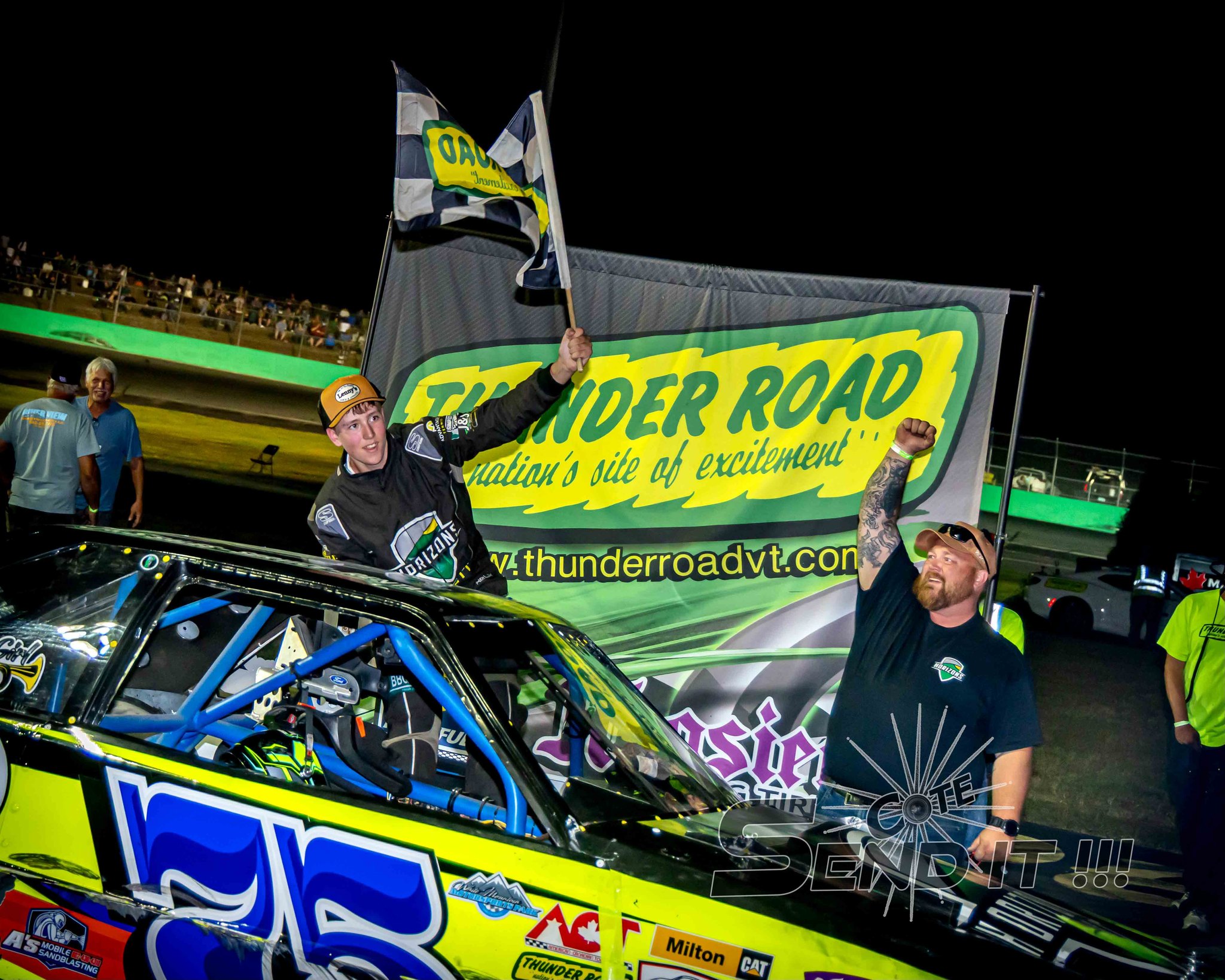 13-year-old takes checkered flag at Thunder Road - Vermont Daily Chronicle
